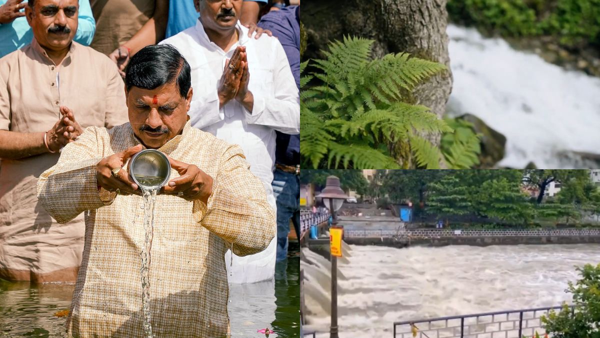मध्य प्रदेश के उज्जैन में महत्वपूर्ण पर्व-स्नानों पर श्रद्धालु गंदे ...