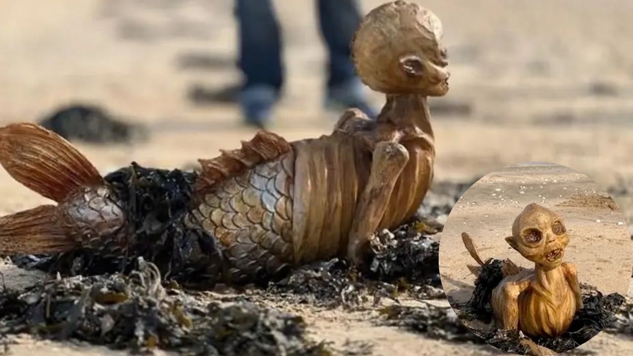 जलपरी, एलियन है या फिर मछली... इंग्लैंड के समुद्री तट पर मिला रहस्यमयी ...