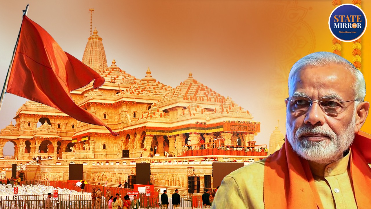 abhijit muhurat pm modi ram mandir ayodhya dhwajarohan kyun hai khas