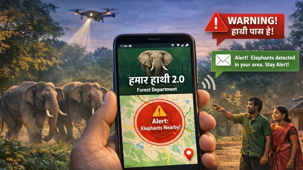 झारखंड में अब हाथियों की एंट्री से पहले बजेगा फोन, वन विभाग की नई ...