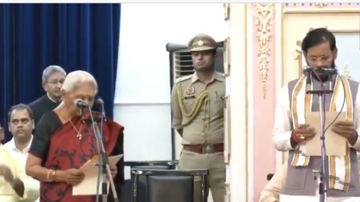 भूपेंद्र चौधरी-मनोज पांडे समेत 8 नेताओं ने ली मंत्री पद की शपथ, किस पर ...
